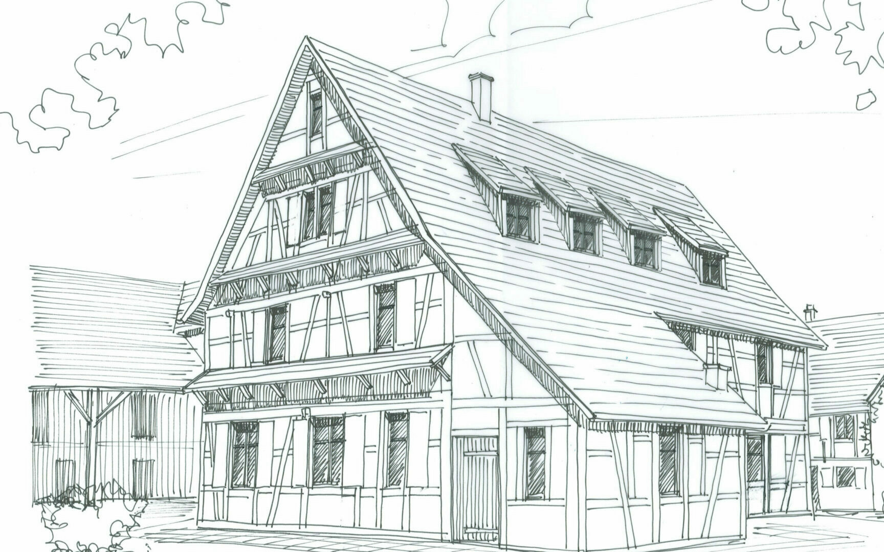 couleurs maisons Alsace - Maisons à colombages les différentes couleurs